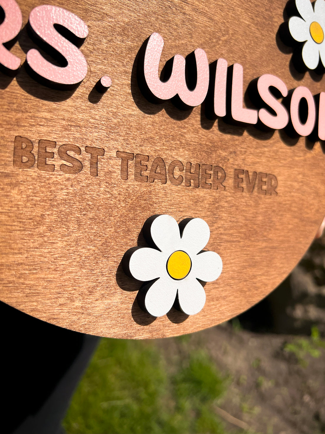 Personalized Teacher Sign – Custom Classroom & Desk Signs for Teacher ...