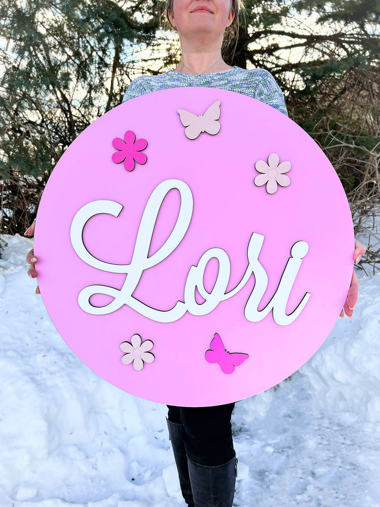 Custom Round Sign – Store Of Signs