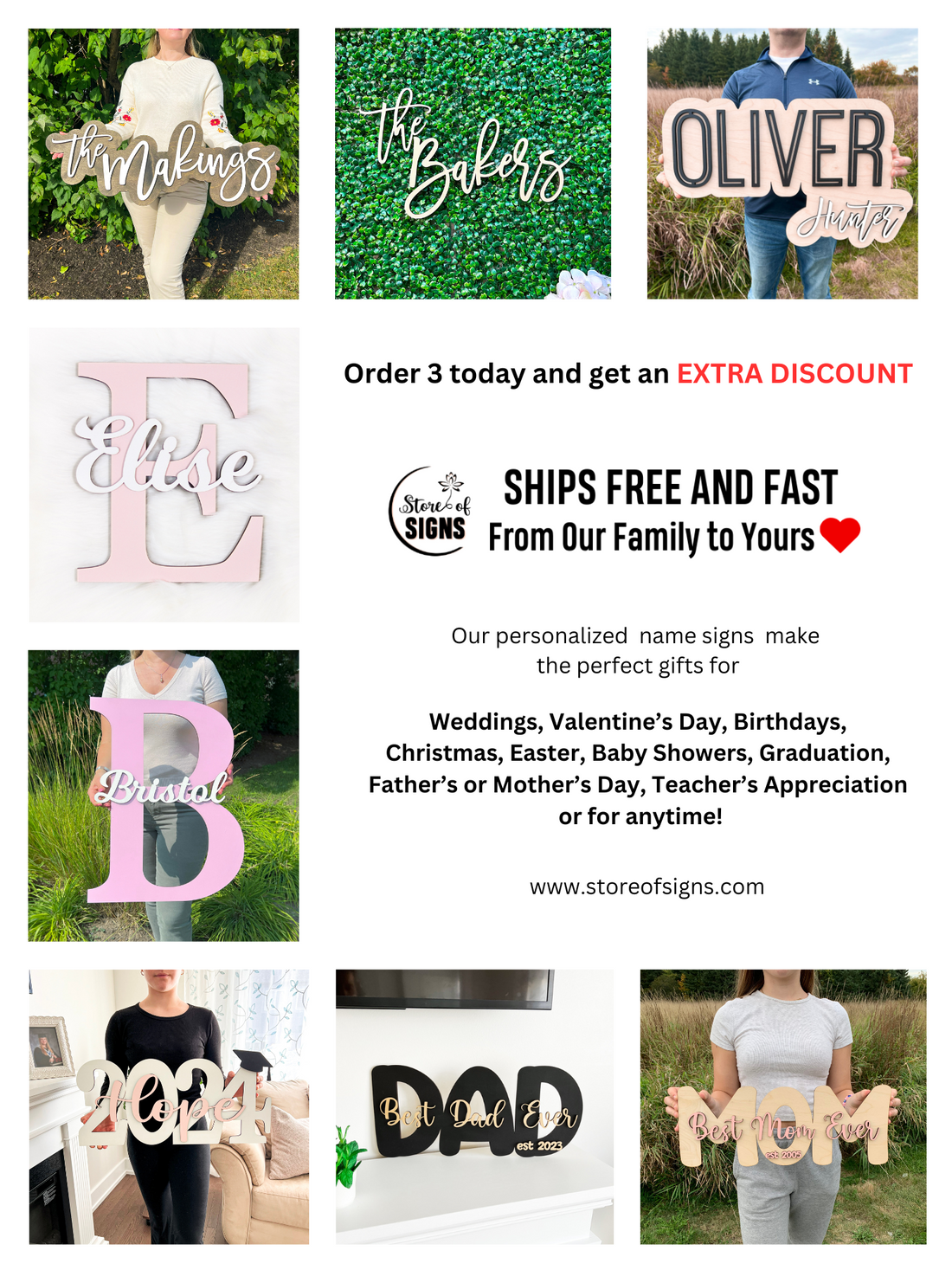 Name Cutout – Store Of Signs