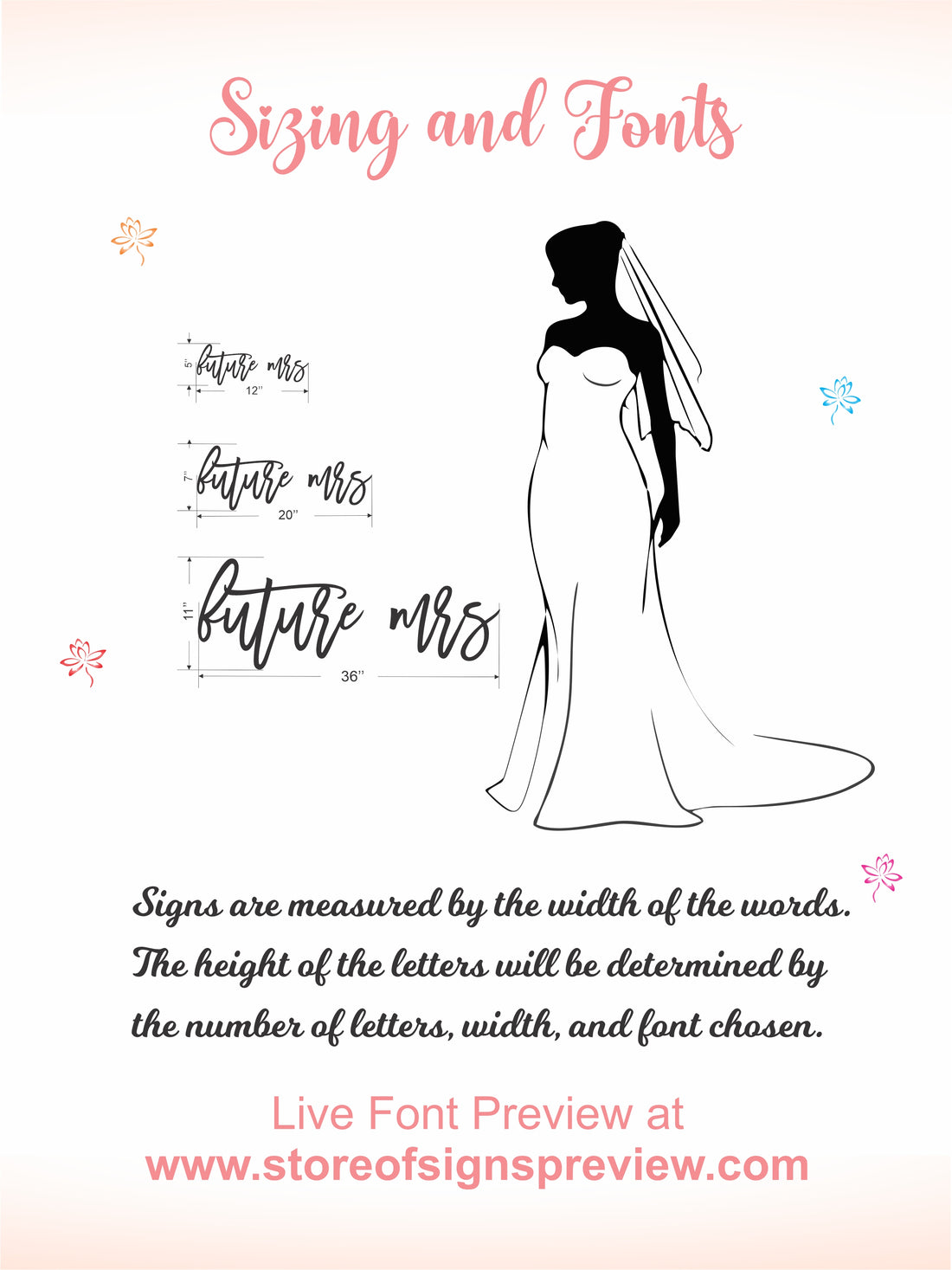 Personalized Custom Wedding backdrop decoration sign - Bride To Be ...